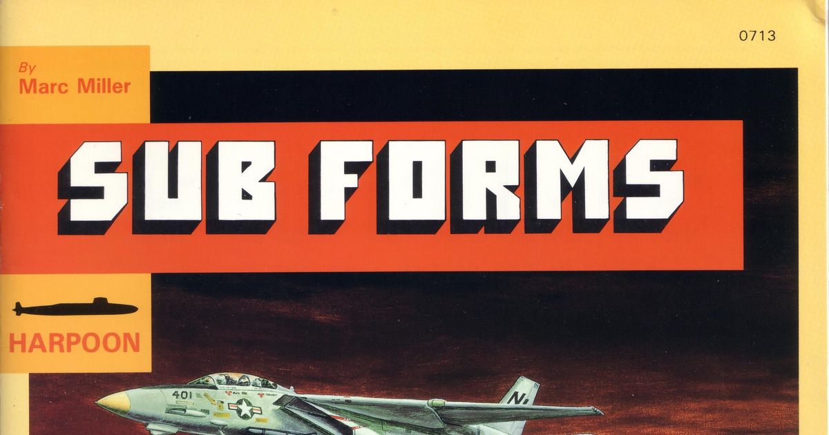 Harpoon: Sub Forms – Submarine Data Sheets | Board Game | BoardGameGeek
