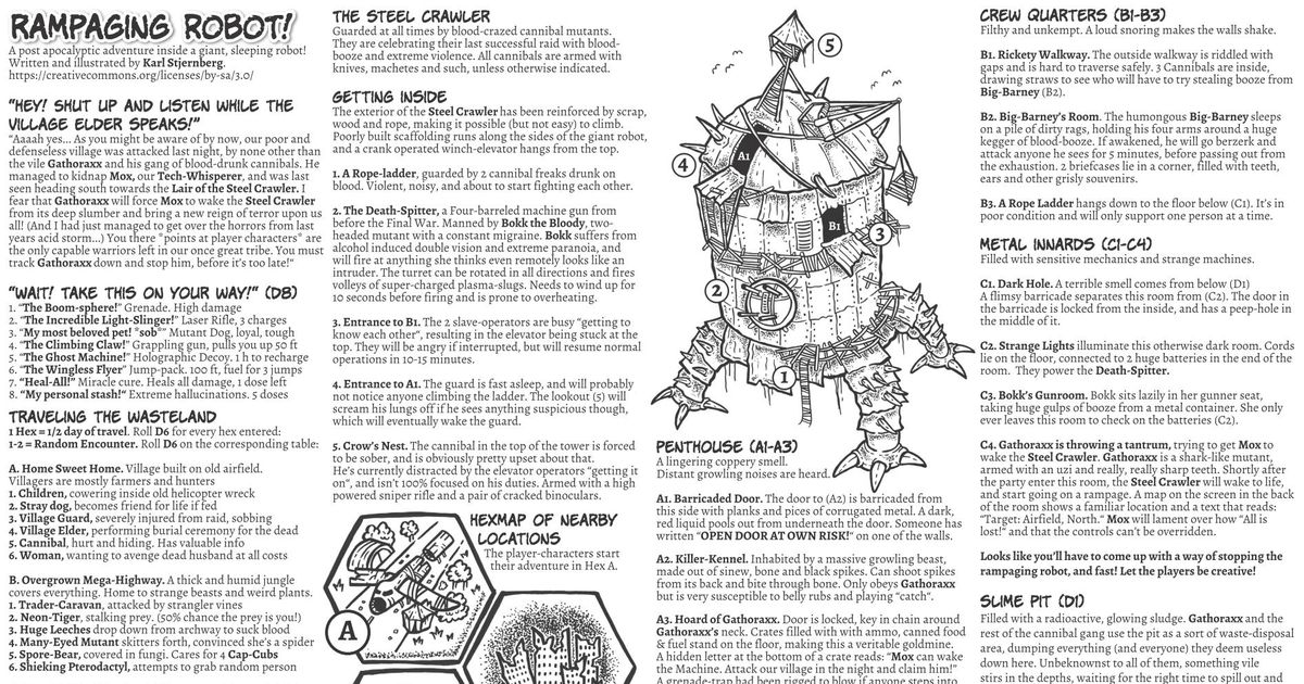 Rampaging Robot | RPG Item | RPGGeek