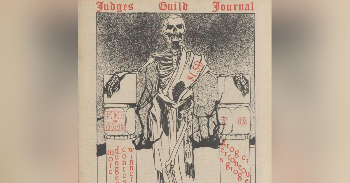 Judges Guild Journal (Issue 13 - Feb/Mar 1979) | Issue | RPGGeek