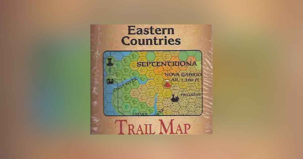 TM2: The Eastern Countries Trail Map | RPG Item | BoardGameGeek