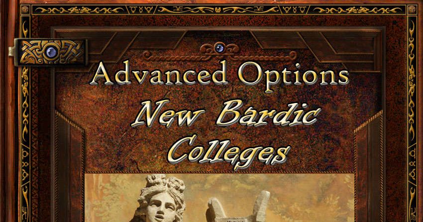 Advanced Options: New Bardic Colleges | RPG Item | RPGGeek