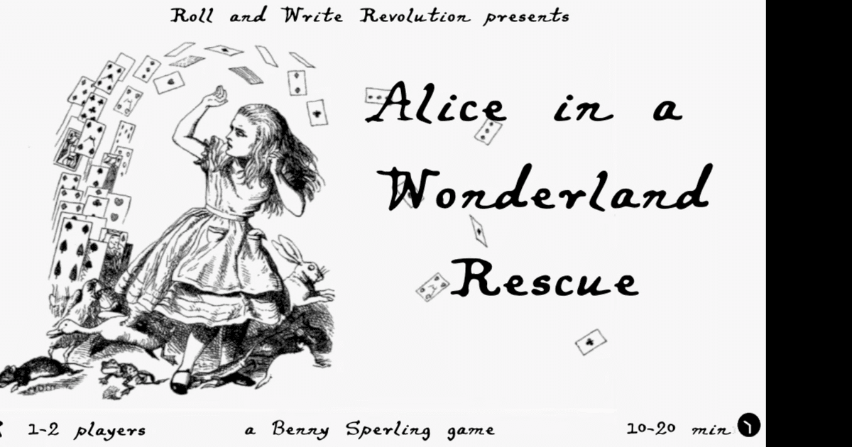Alice in a Wonderland Rescue | Board Game | BoardGameGeek