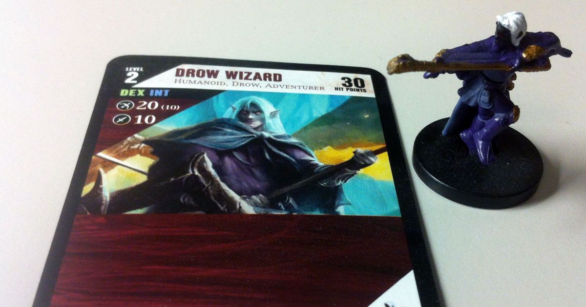 Dungeon Command: Drow Wizard Promo | Board Game Accessory | BoardGameGeek