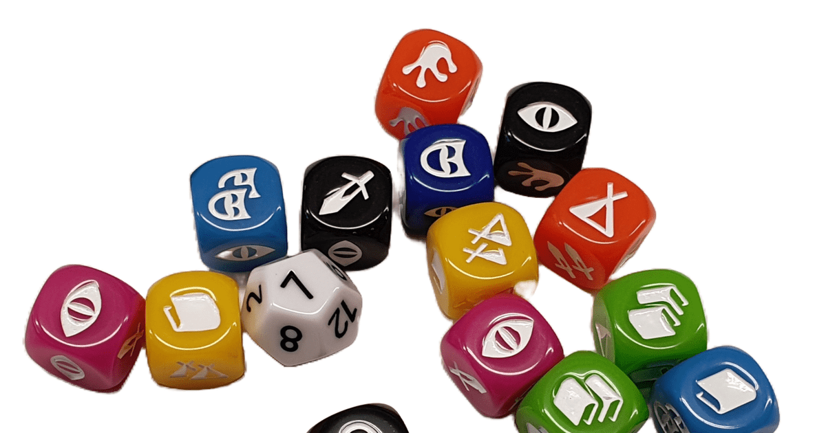 Lands of Galzyr: Extra Dice Set | Board Game Accessory | BoardGameGeek