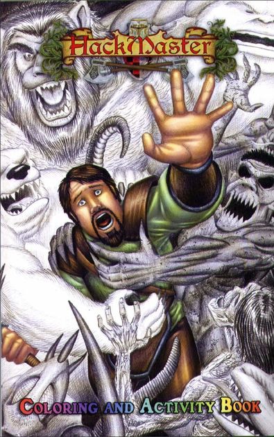The HackMaster Coloring and Activity Book | RPG Item | RPGGeek