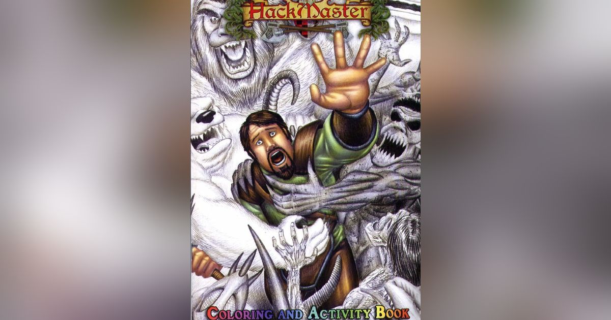 The HackMaster Coloring and Activity Book | RPG Item | RPGGeek