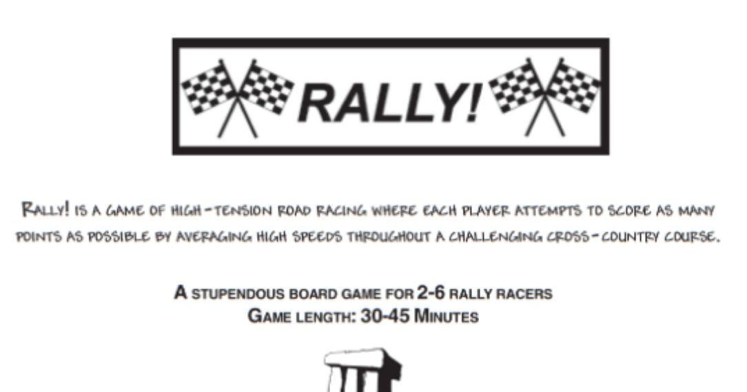 Rally! | Board Game | BoardGameGeek