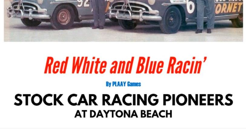 Red White & Blue Racin': Stock Car Racing Pioneers Card Set | Board ...