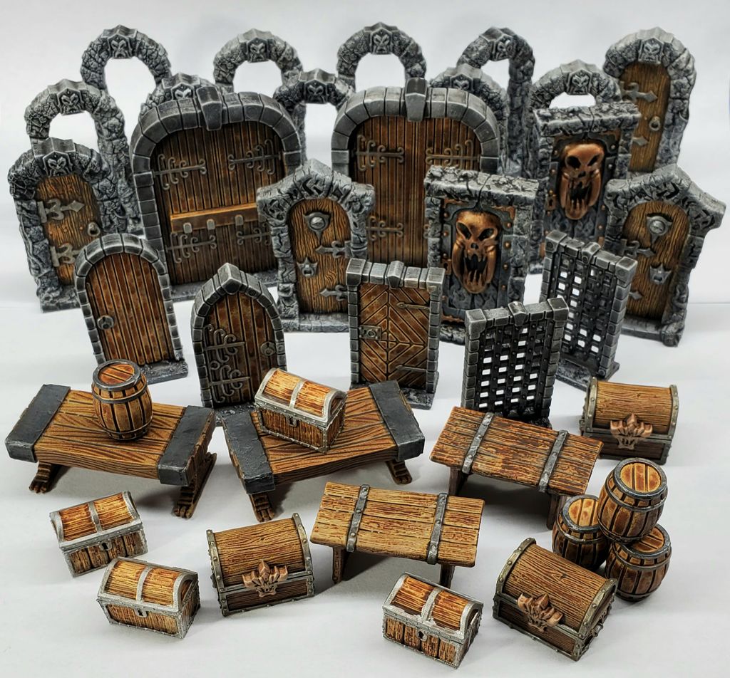 2021 HeroQuest Mythic painted sundropped style** plus Knights, Rogue ...