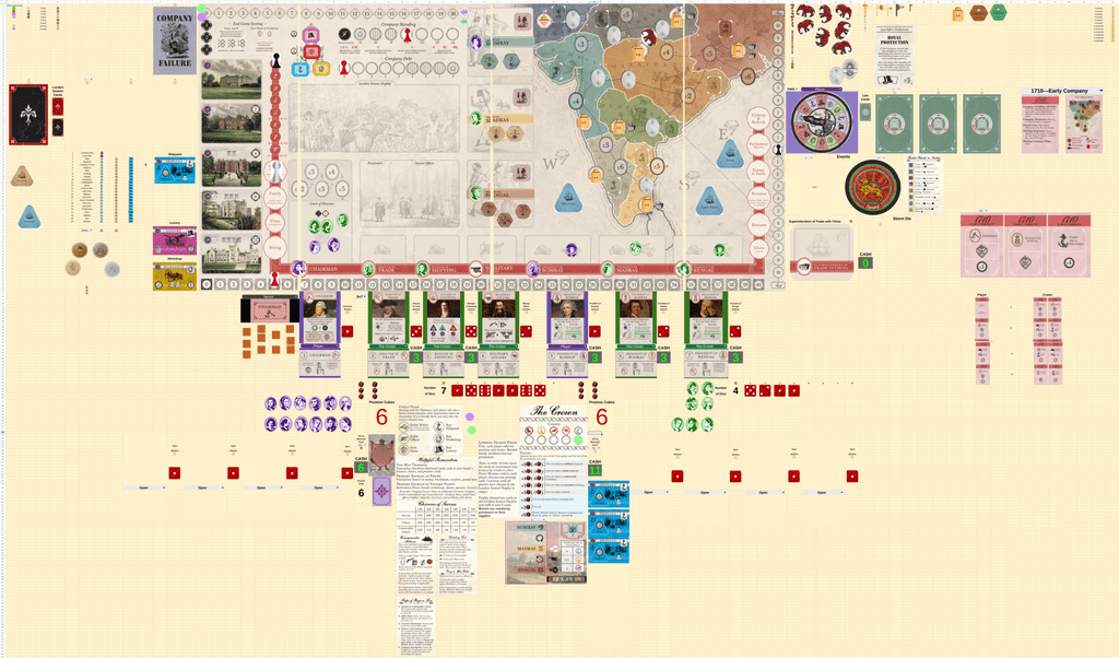 Pete Boteman's Board Game Spreadsheet Builds