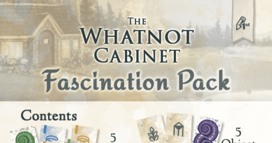 The Whatnot Cabinet: Fascination Pack Mini-Expansion | Board Game ...