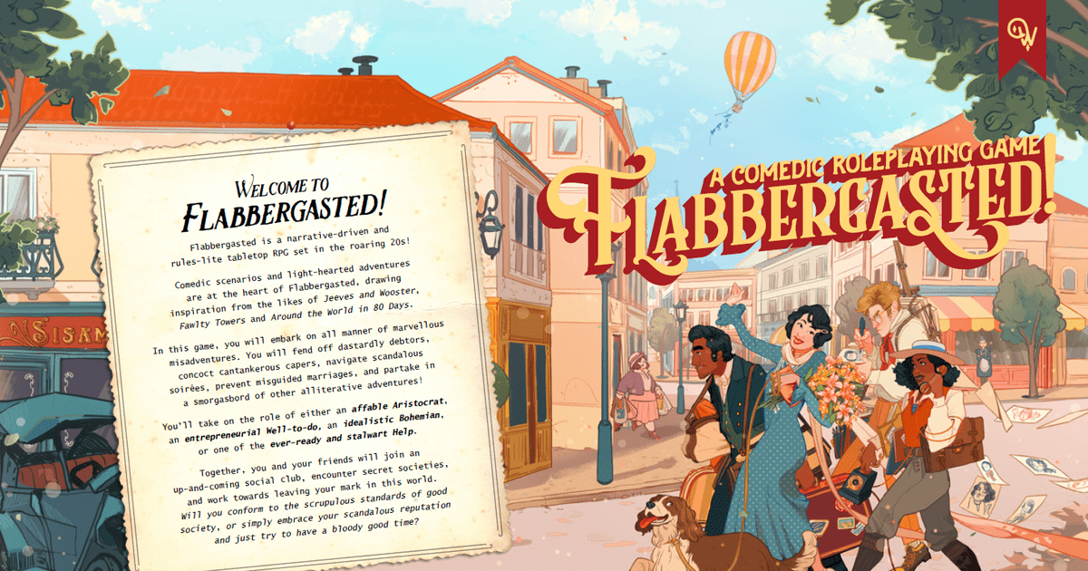 Flabbergasted! Quickstart Guide | RPG Item | RPGGeek