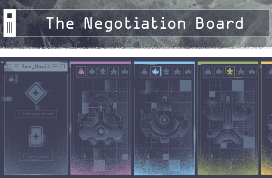 Moonrakers: Negotiation Board | Board Game Accessory | BoardGameGeek