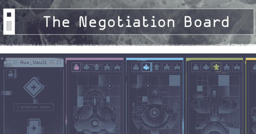 Moonrakers: Negotiation Board | Board Game Accessory | BoardGameGeek