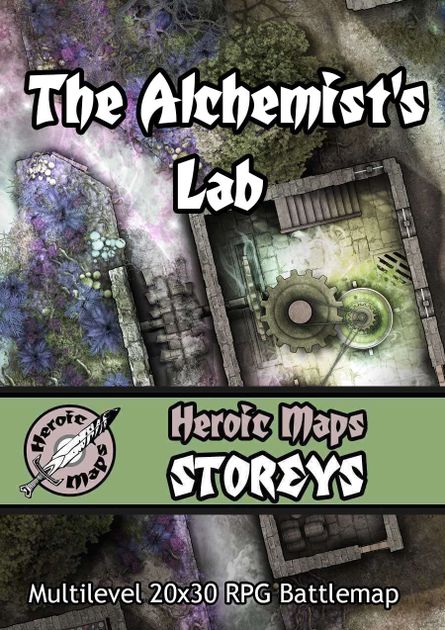 Heroic Maps Storeys: The Alchemist's Lab | RPG Item | RPGGeek