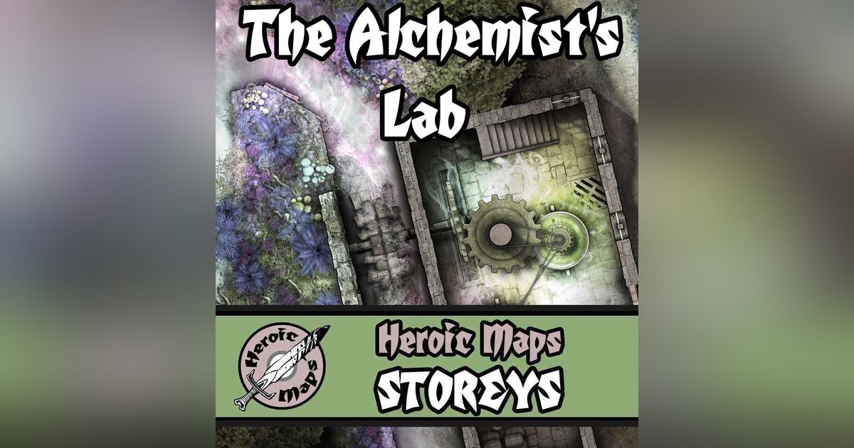 Heroic Maps Storeys: The Alchemist's Lab | RPG Item | RPGGeek