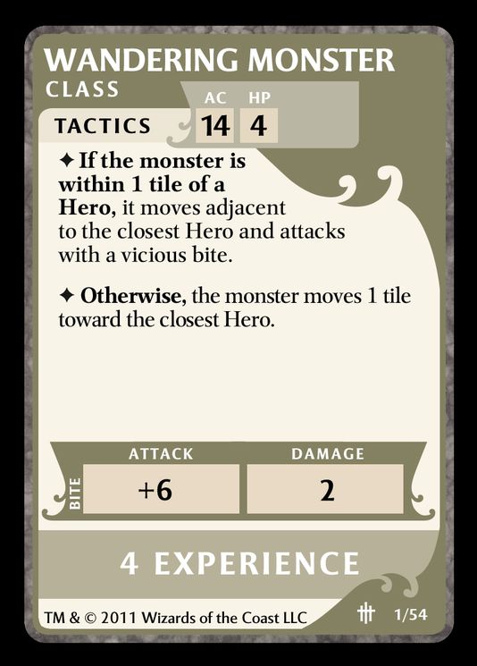 Monster Card Template - Accurate PSD v2.0 | Dungeons & Dragons: Wrath ...