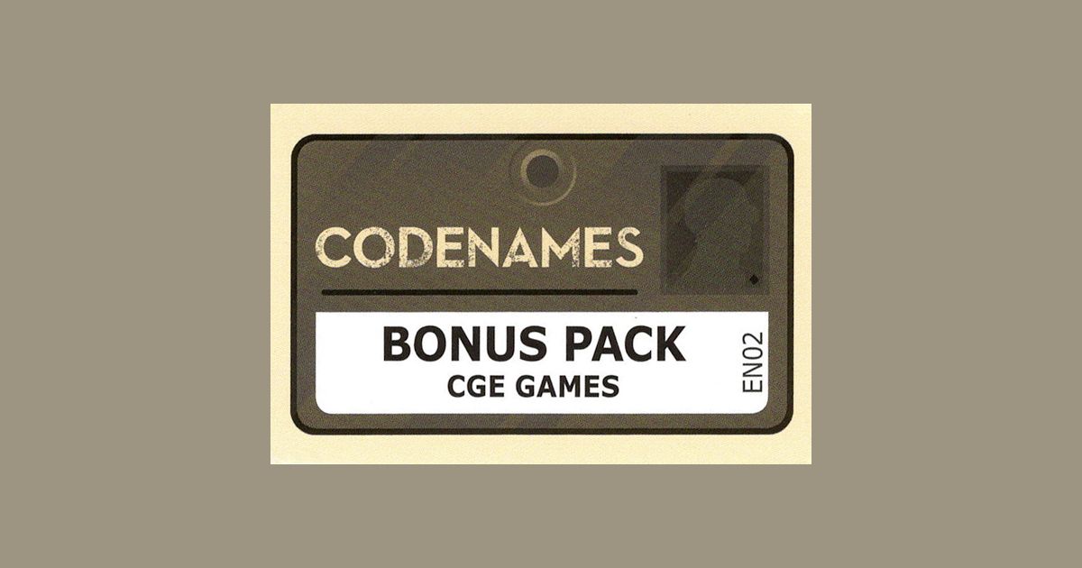 List of all the cards [Spoilers!] | Codenames: Bonus Pack – CGE Games