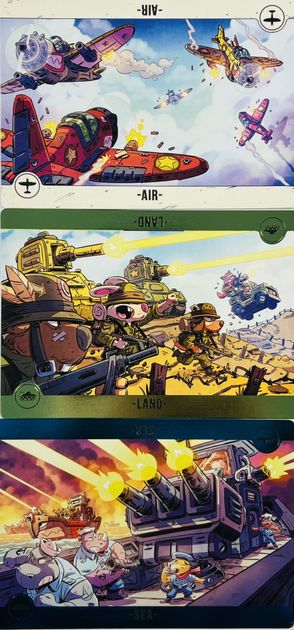 Air, Land, and Sea: Critters at War – Foil Theater Cards | Board Game ...