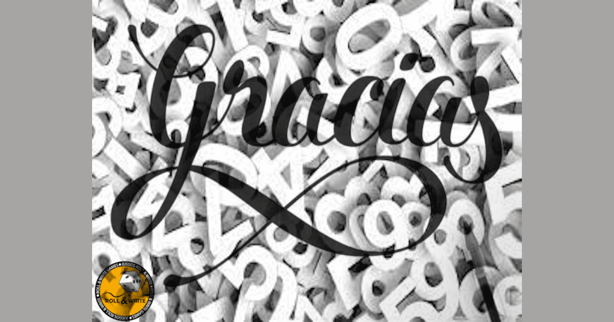 Thank you Infinite, the numbers speak. | Juegos Roll & Write