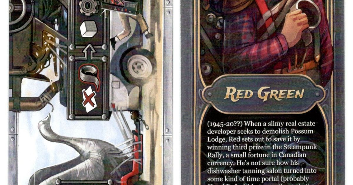 Steampunk Rally: Red Green | Board Game | BoardGameGeek