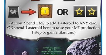 Terraforming Mars: Asteroid Rights Promo Card | Board Game | BoardGameGeek