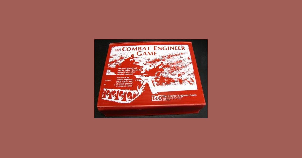 Combat Engineer Game | Board Game | BoardGameGeek
