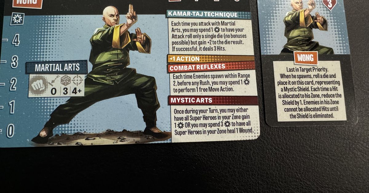 Marvel Zombies: A Zombicide Game – Wong Promo Card | Board Game ...