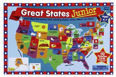 Great States Junior | Board Game | BoardGameGeek