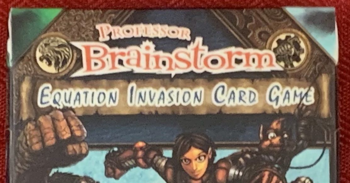 Professor Brainstorm Equation Invasion Card Game: BrainForce Expansion ...