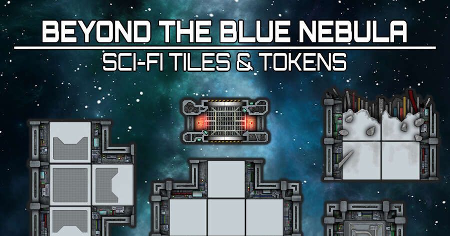 Beyond the Blue Nebula – Sci-Fi Tiles & Tokens | RPG Item | RPGGeek