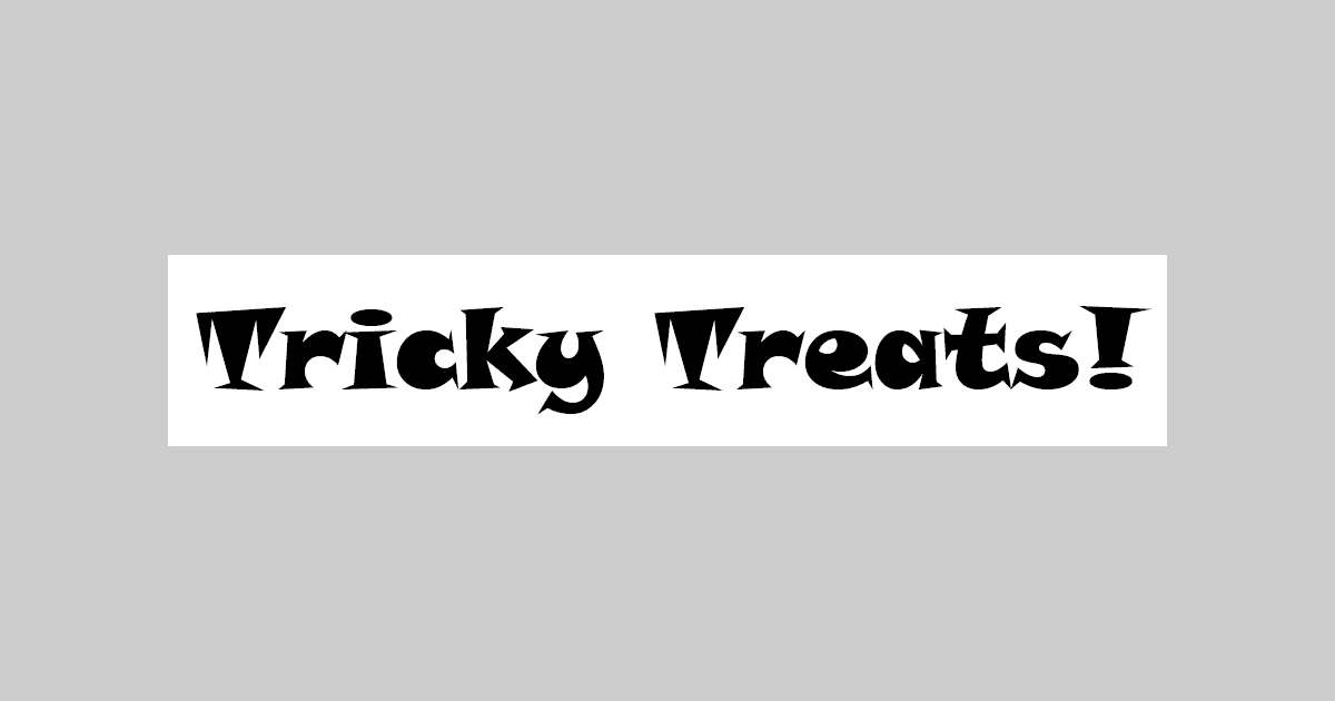 Tricky Treats original rules | Tricky Treats!