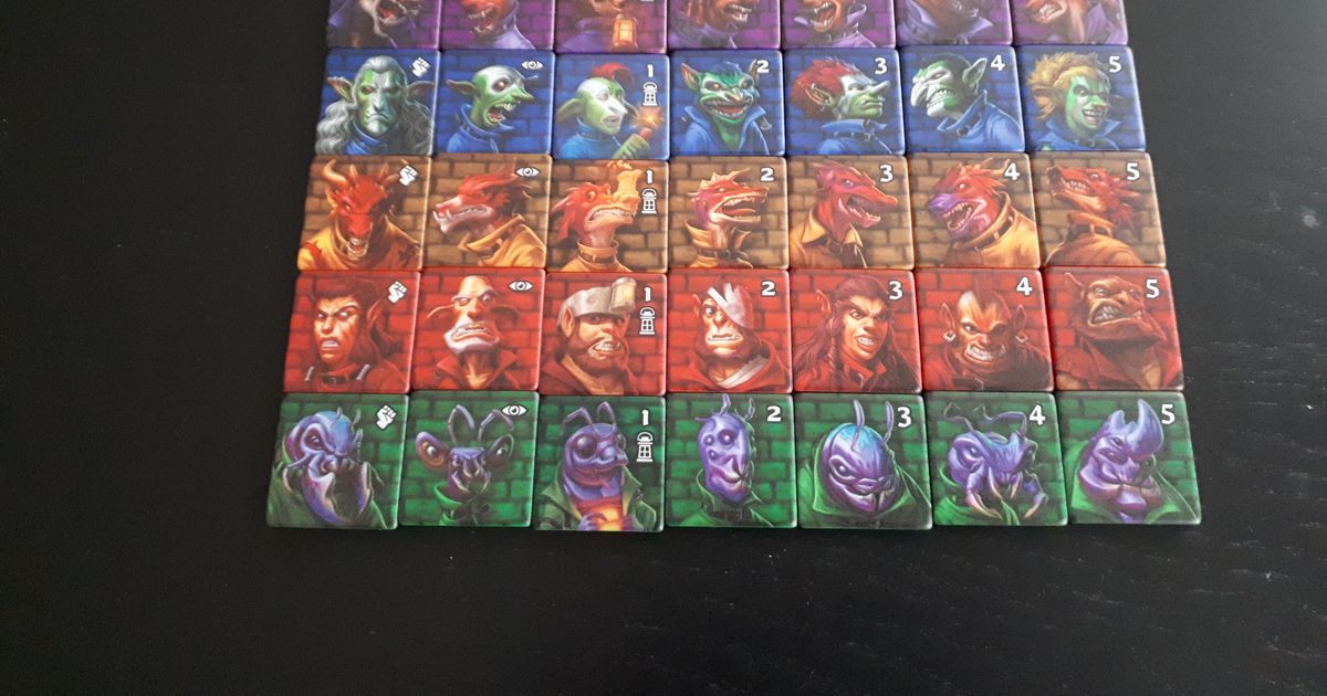 Lockup: A Roll Player Tale – Acrylic Tiles | Board Game Accessory ...