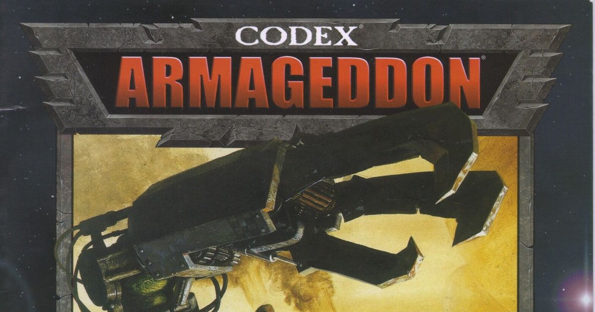 Warhammer 40,000 (Third Edition): Codex – Armageddon | Board Game ...