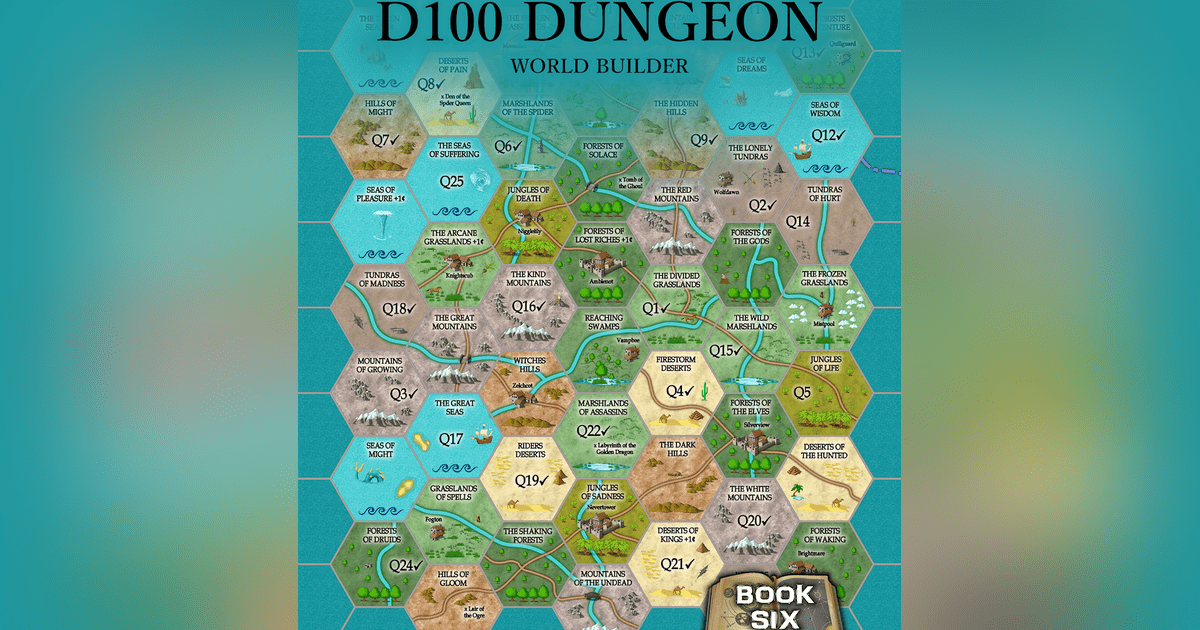 D100 Dungeon: World Builder | Board Game | BoardGameGeek