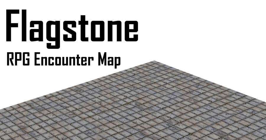 Flagstone 36" x 24" RPG Encounter Map | RPG Item | RPGGeek