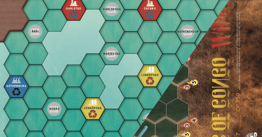 Age of Steam Expansion: Congo/Sweden | Board Game | BoardGameGeek