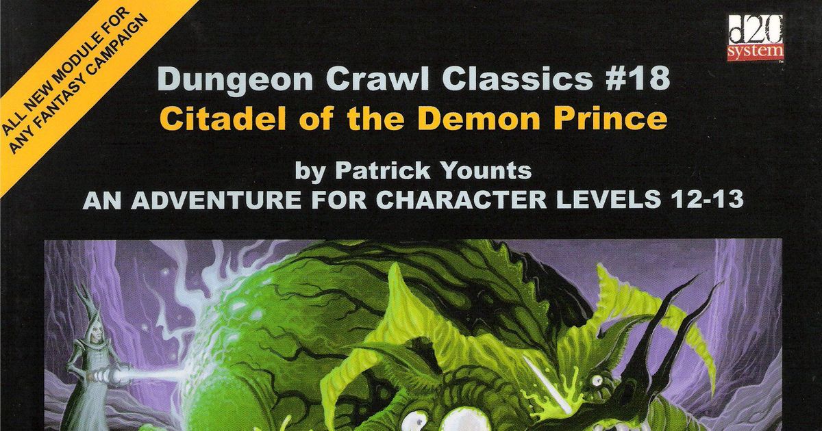 DCC #018: Citadel of the Demon Prince | RPG Item | RPGGeek
