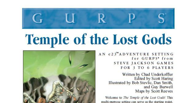 Temple of the Lost Gods | RPG Item | RPGGeek