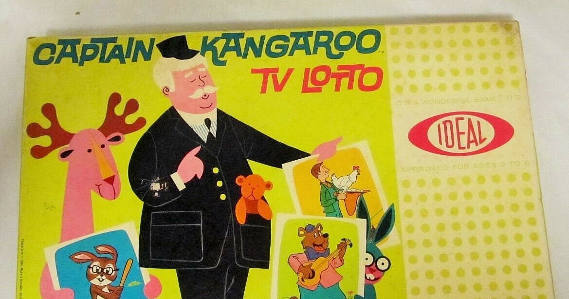 Captain Kangaroo TV Lotto | Board Game | BoardGameGeek