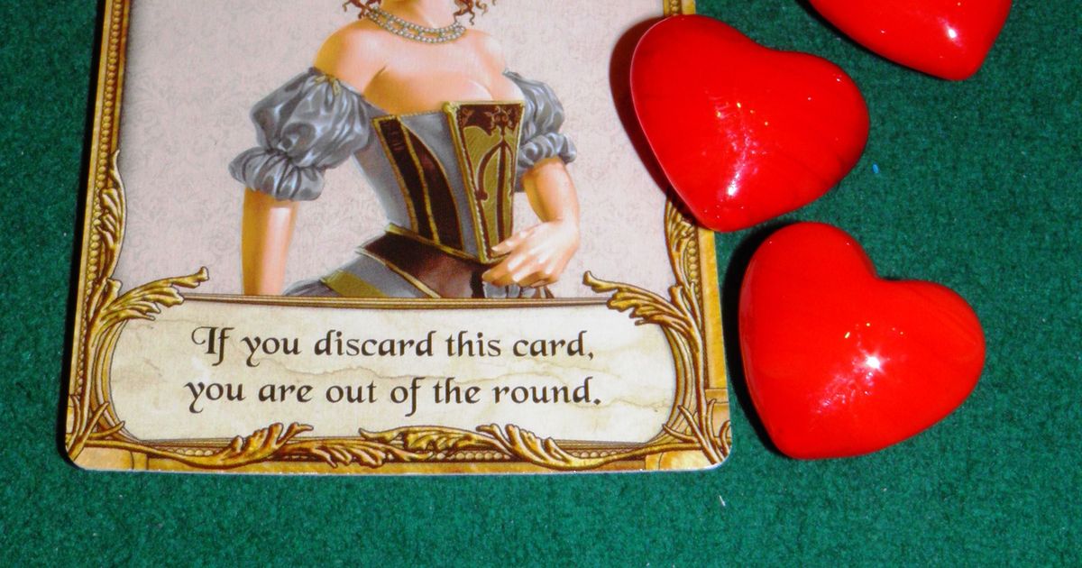 Love Letter: Heart Tokens | Board Game Accessory | BoardGameGeek