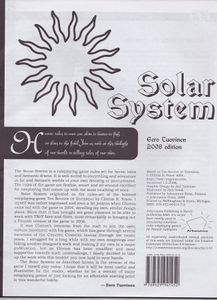 Solar System | RPG Item | RPGGeek