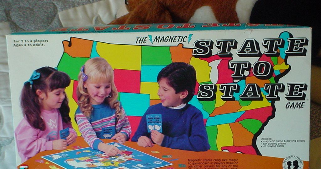 Magnetic State to State | Board Game | BoardGameGeek