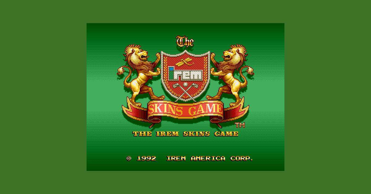 Skins Game | Video Game | BoardGameGeek