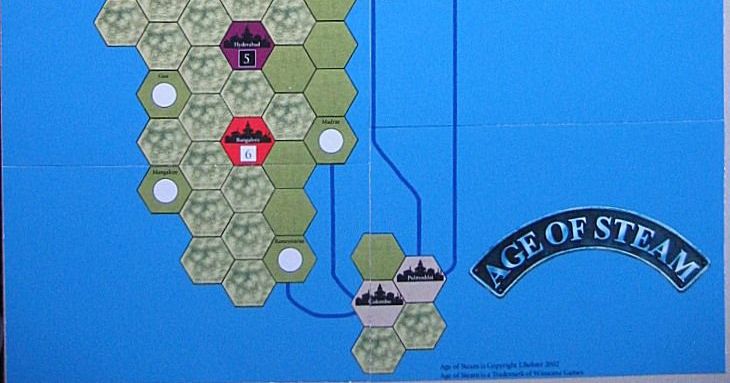 India (fan expansion for Age of Steam) | Board Game | BoardGameGeek