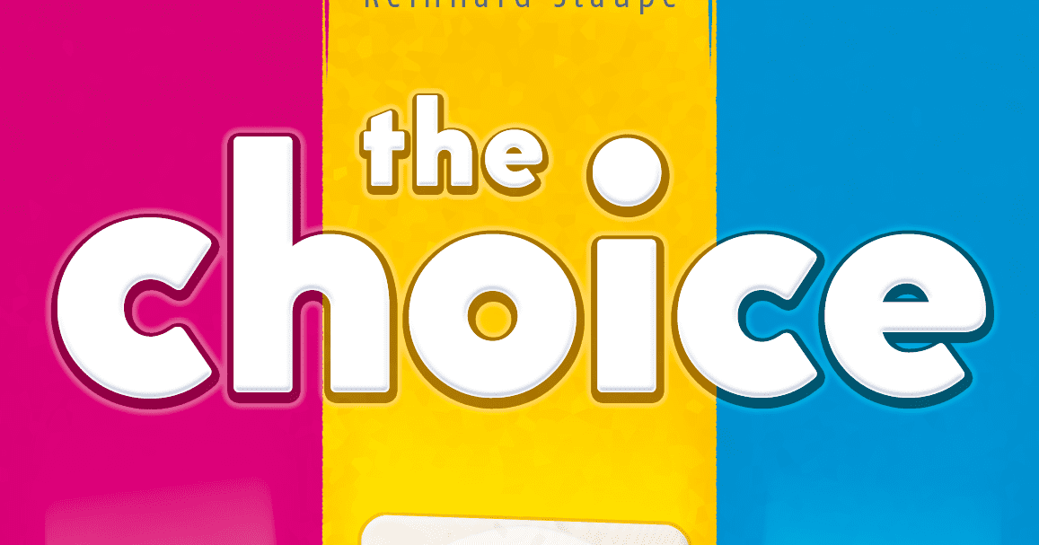 The Choice | Board Game | BoardGameGeek