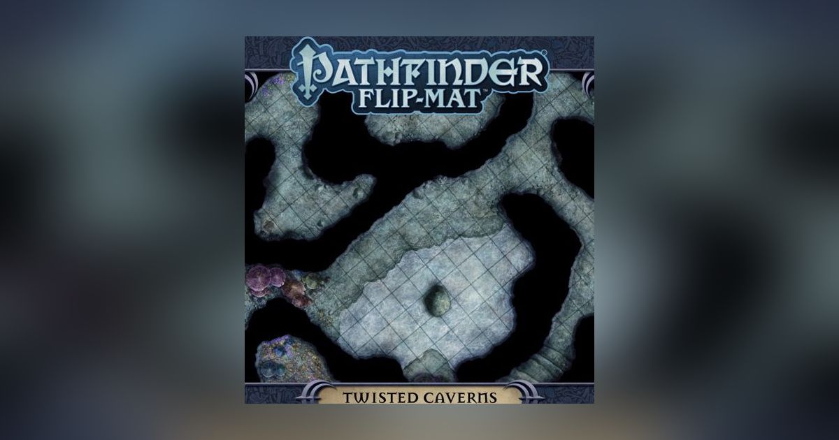 Pathfinder Flip-Mat: Twisted Caverns | RPG Item | RPGGeek