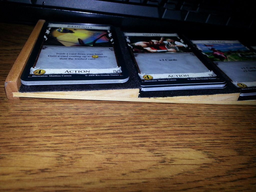 Custom Hardwood Playmat and Travel Box for Dominion | Dominion