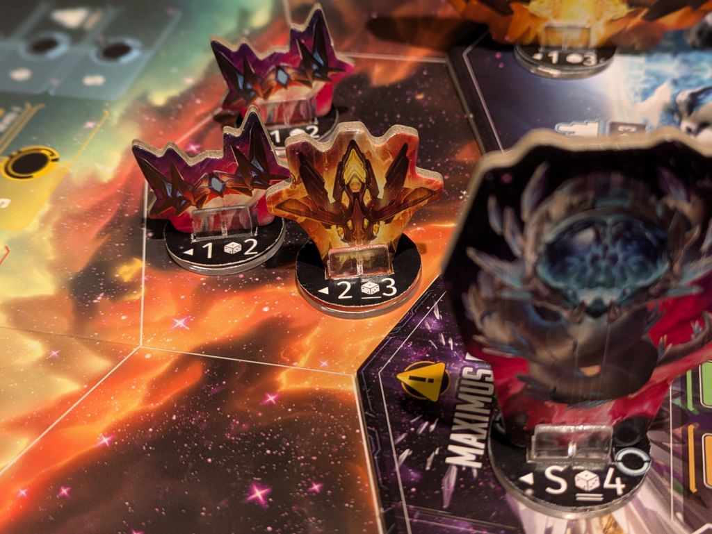 Raider Standee Labels: range, dice, shield, targeting | Andromeda's Edge