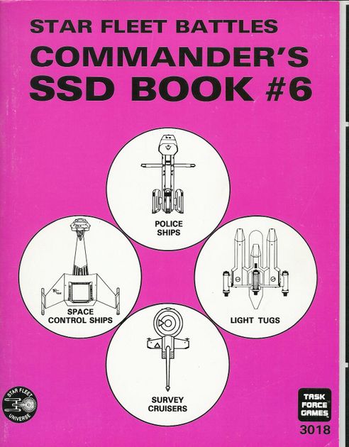 Star Fleet Battles: Commander's SSD Book #6 | Board Game | BoardGameGeek
